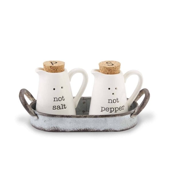 Salt and Pepper in Caddy - Linabella